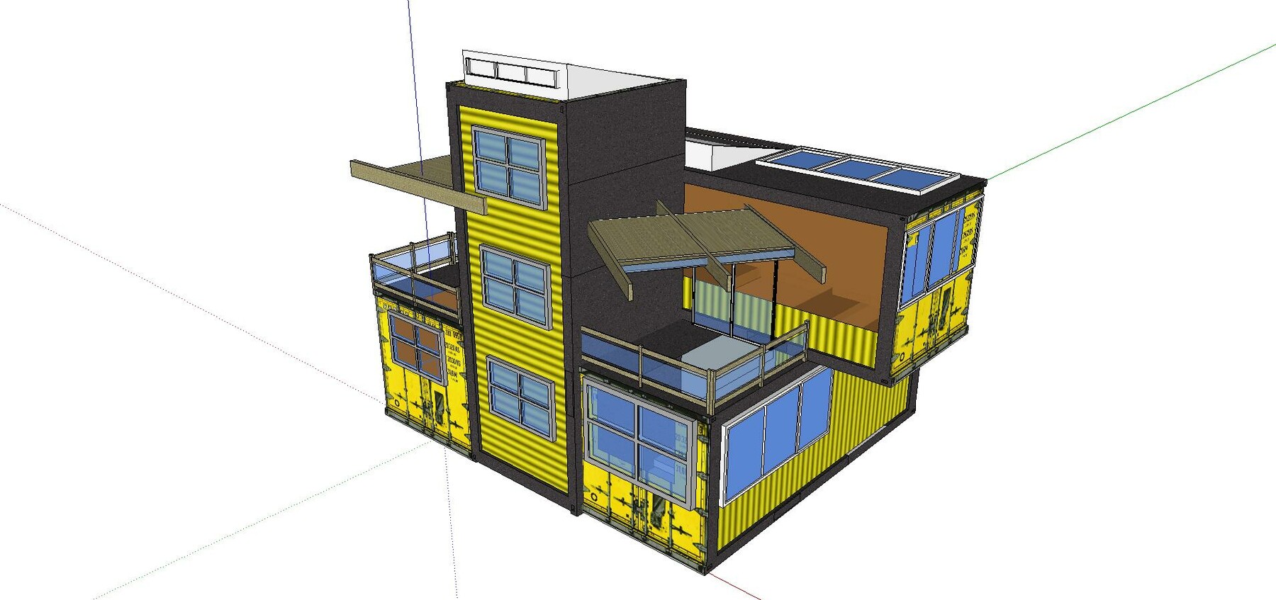 ArtStation - City Simple Art Building-Container-0283 | Resources
