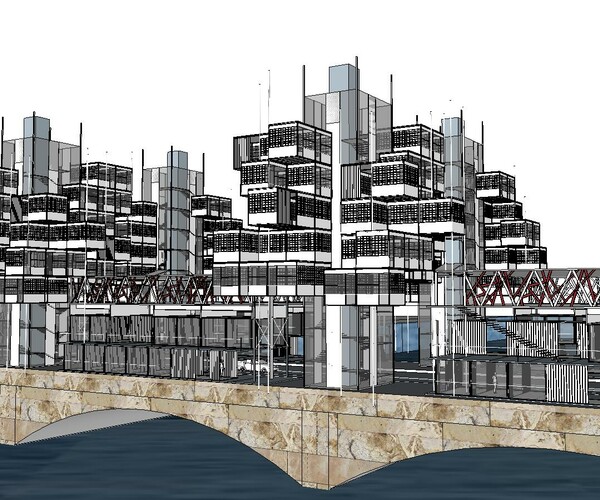 ArtStation - City Simple Art Building-Container-0281 | Resources