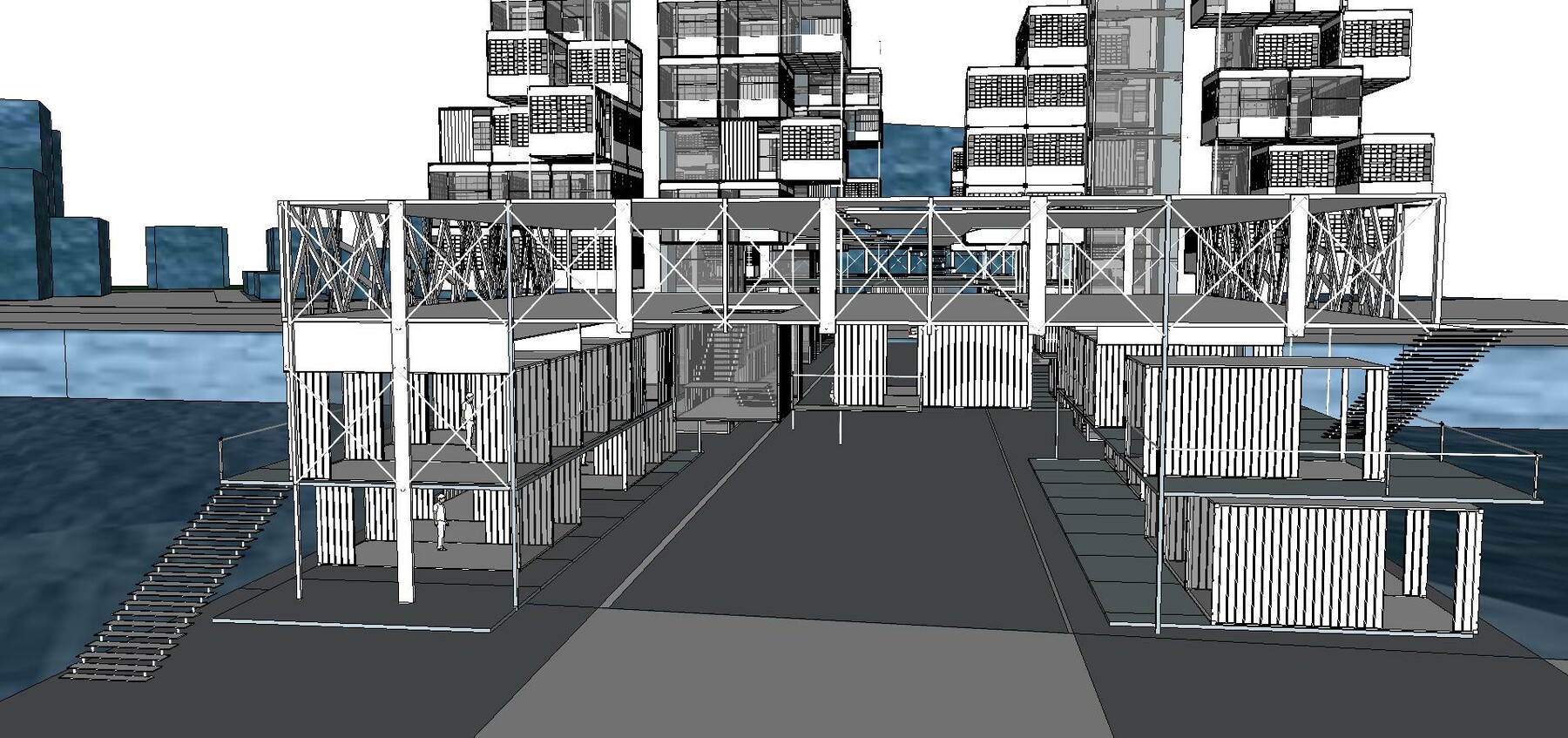 ArtStation - City Simple Art Building-Container-0281 | Resources