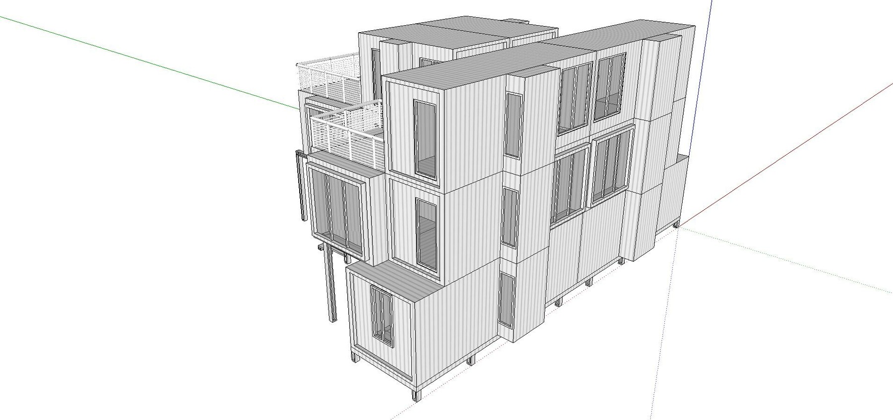 ArtStation - City Simple Art Building-Container-0263 | Resources