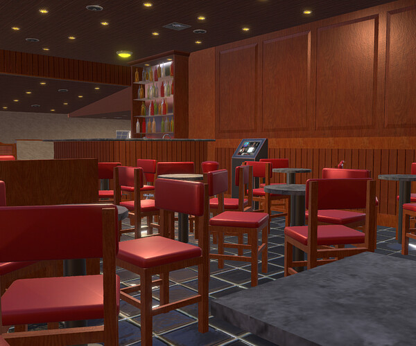 ArtStation - Bar / indoor skatepark / game lounge | Resources