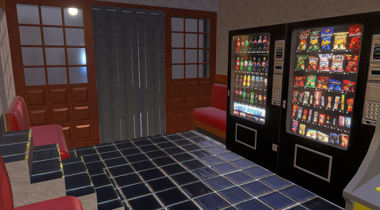 ArtStation - Bar / indoor skatepark / game lounge | Resources