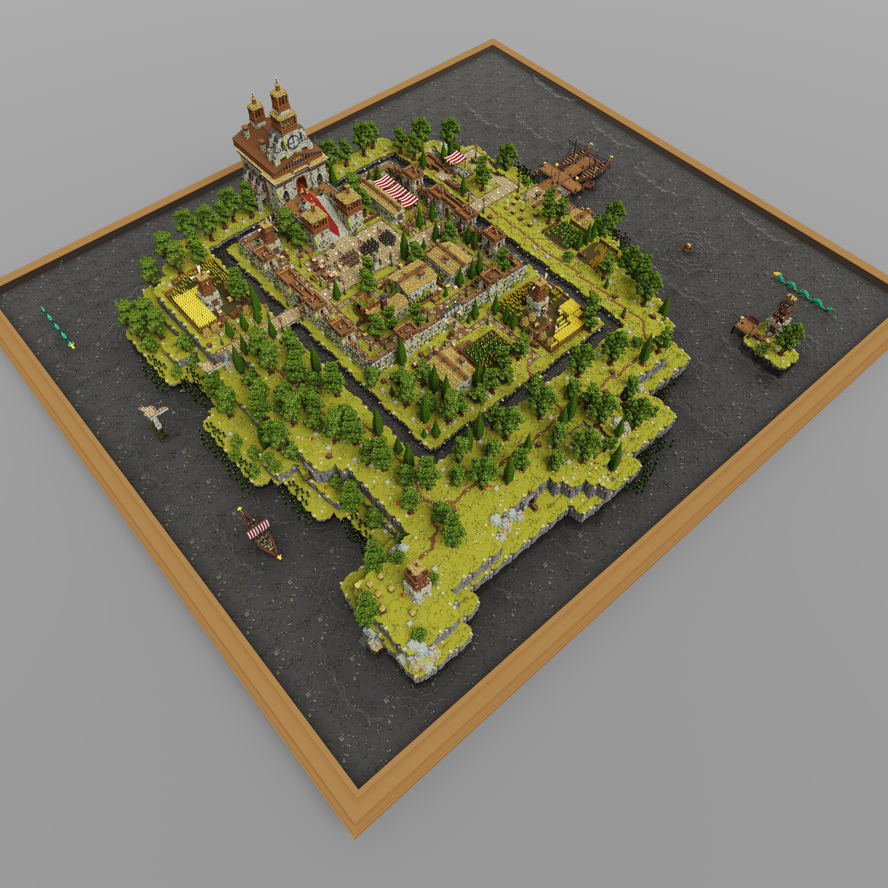 ArtStation - Voxel Orc Castle Asset | Game Assets
