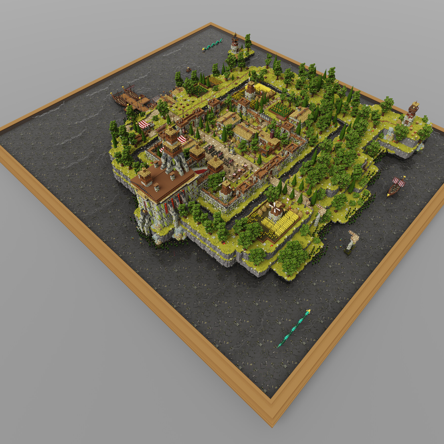 ArtStation - Voxel Orc Castle Asset | Game Assets
