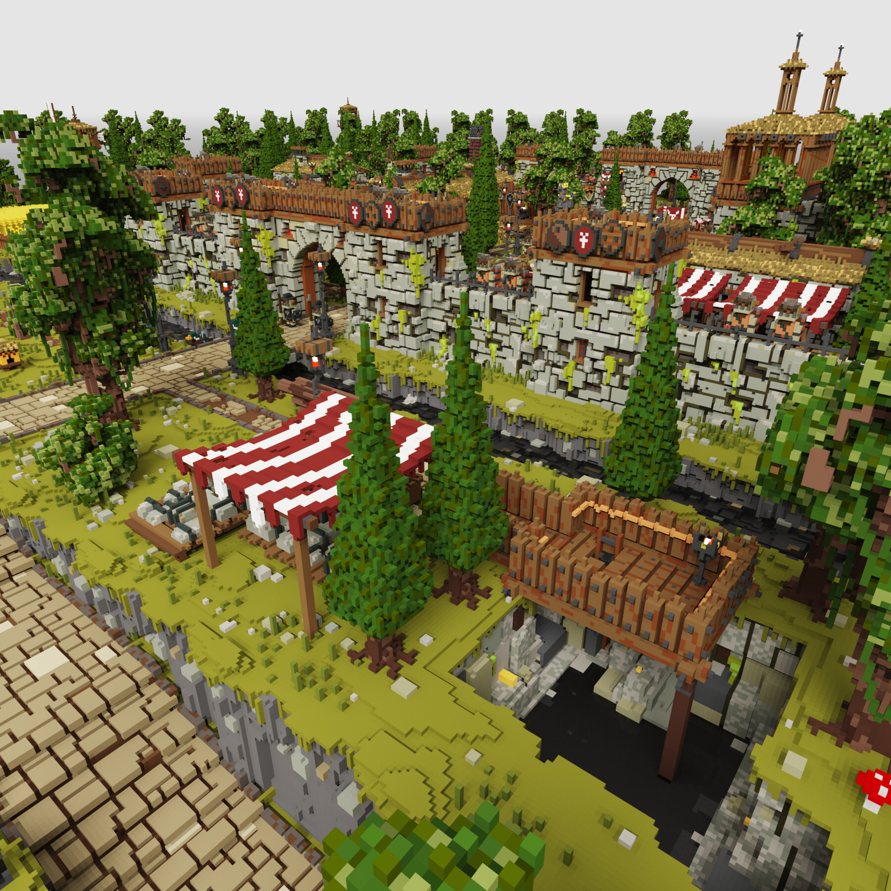 ArtStation - Voxel Orc Castle Asset | Game Assets