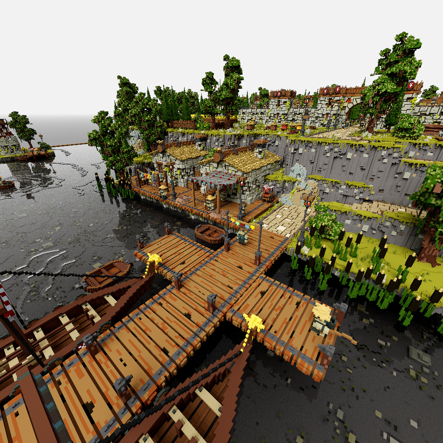 ArtStation - Voxel Orc Castle Asset | Game Assets