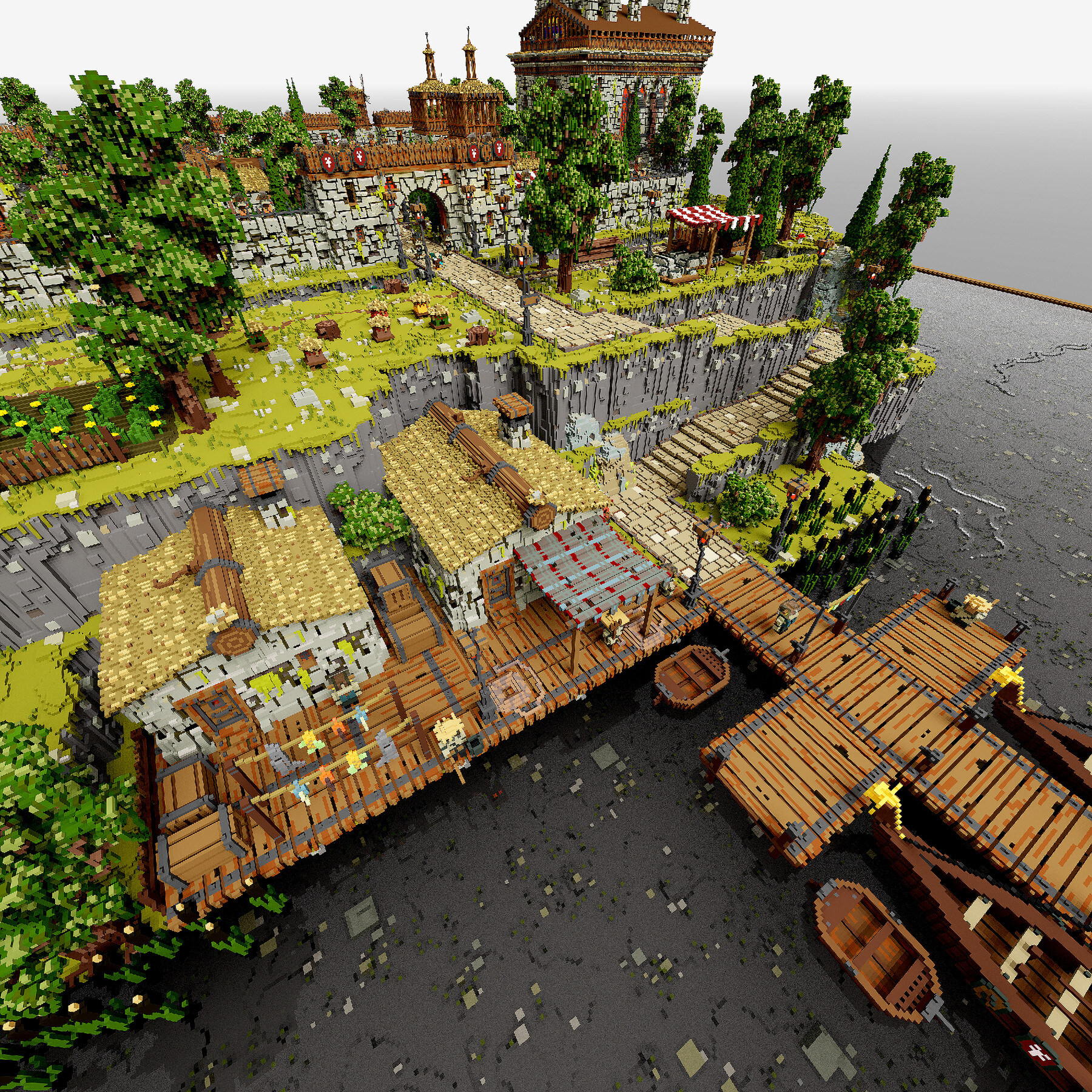 ArtStation - Voxel Orc Castle Asset | Game Assets