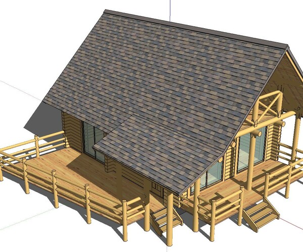 ArtStation - Creative Design-Holiday Cabin-085 | Resources