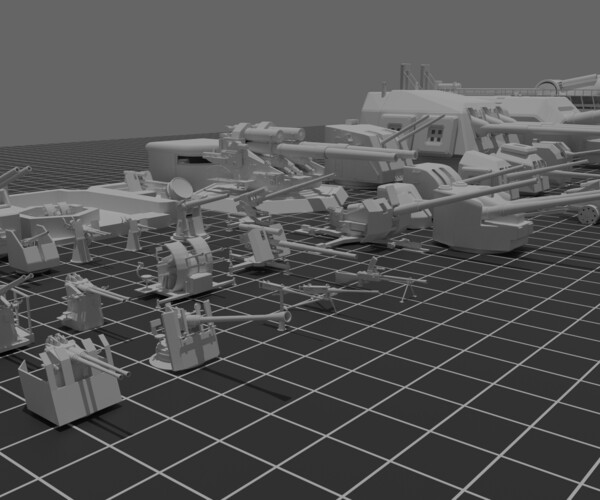 ArtStation - WW2 Weapon Pack 1 | Game Assets