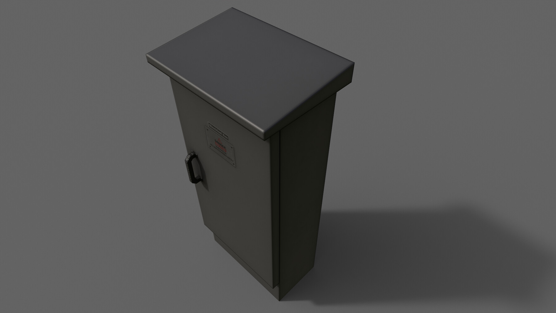 ArtStation - PBR Electric Box (Black) Ver.5 | Game Assets