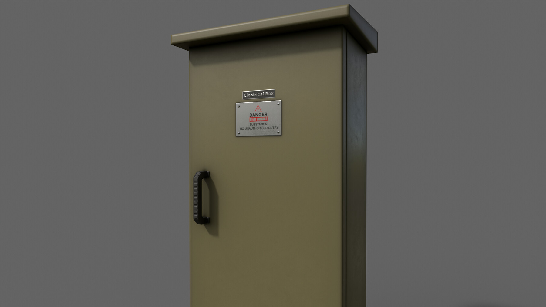 ArtStation - PBR Electric Box (Brown) Ver.5 | Game Assets