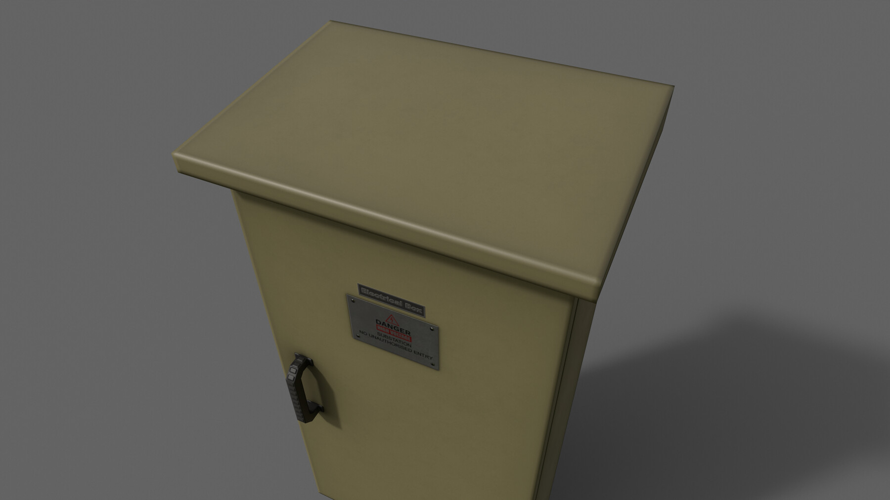 ArtStation - PBR Electric Box (Brown) Ver.5 | Game Assets