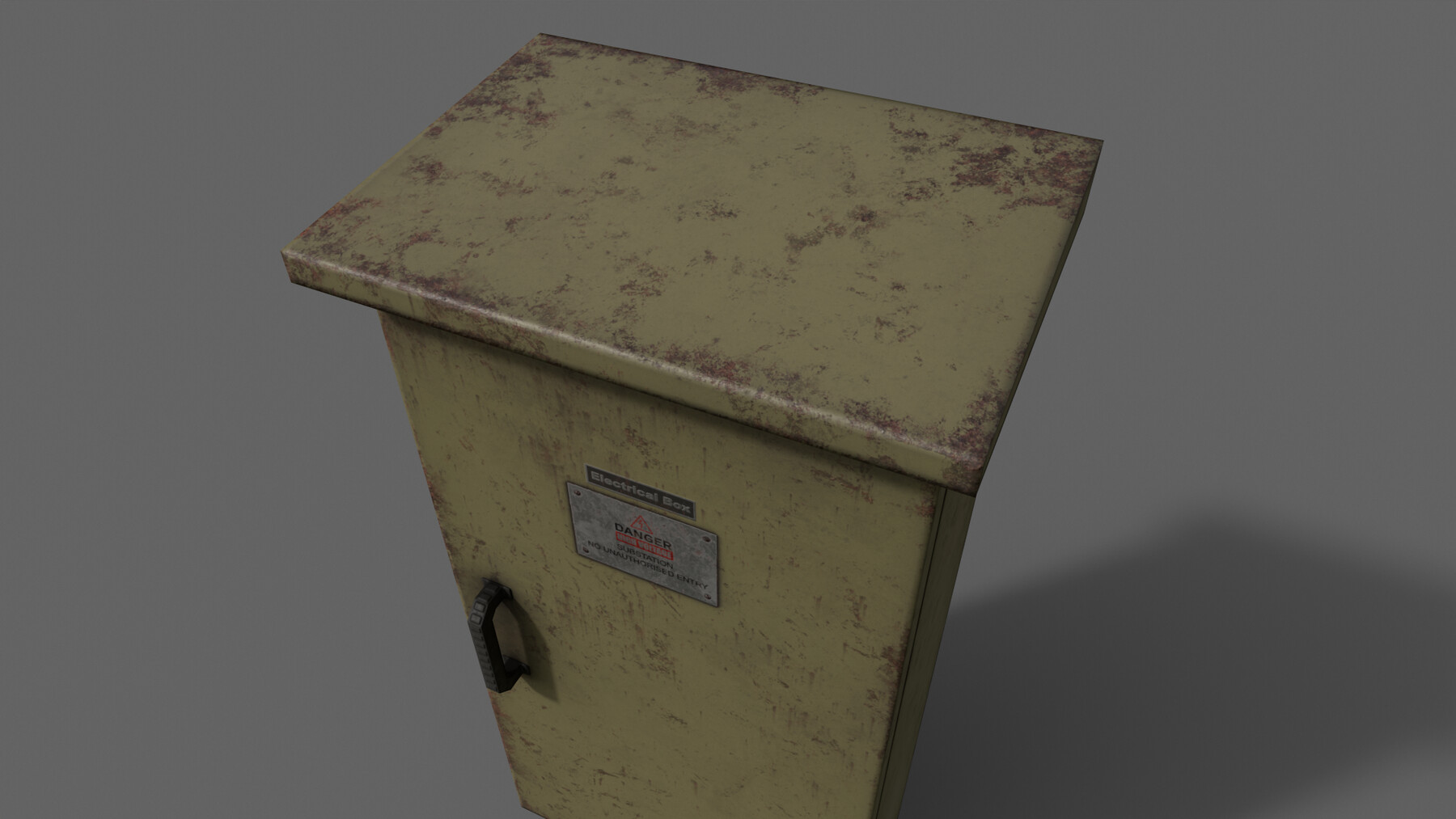 ArtStation - PBR Electric Box (Brown) Ver.5 | Game Assets