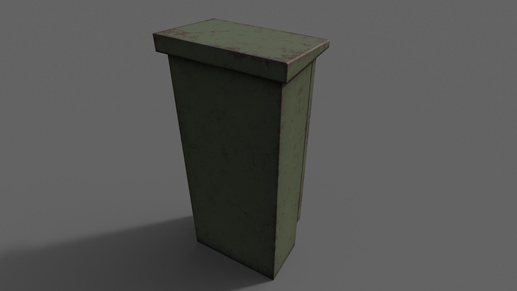 ArtStation - PBR Electric Box (DarkGreen) Ver.5 | Game Assets