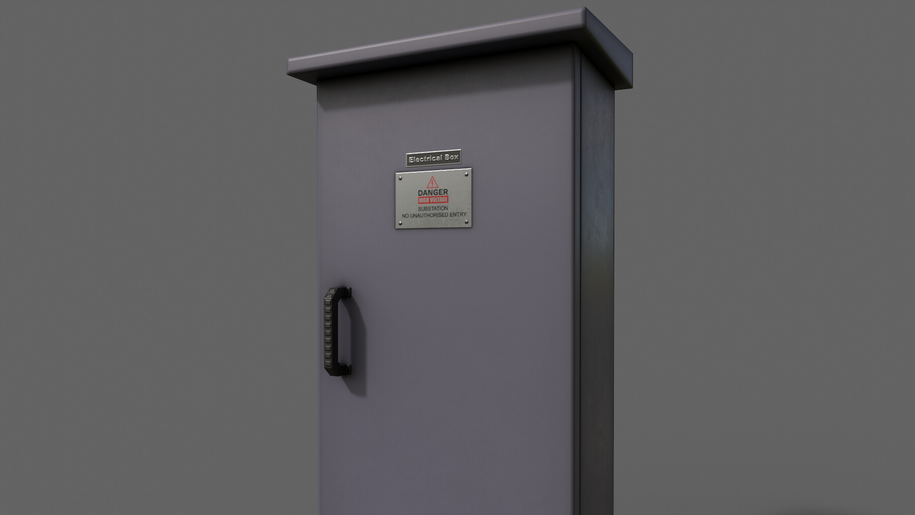 ArtStation - PBR Electric Box (Purple) Ver.5 | Game Assets