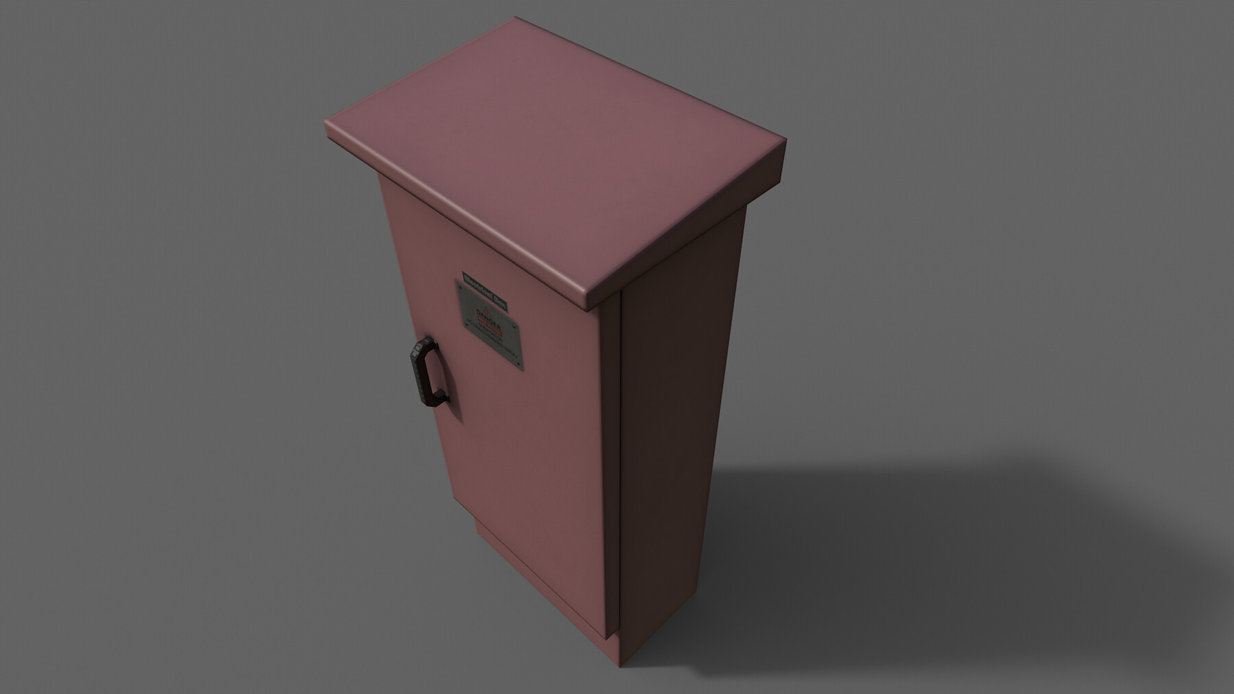 ArtStation - PBR Electric Box (Red) Ver.5 | Game Assets