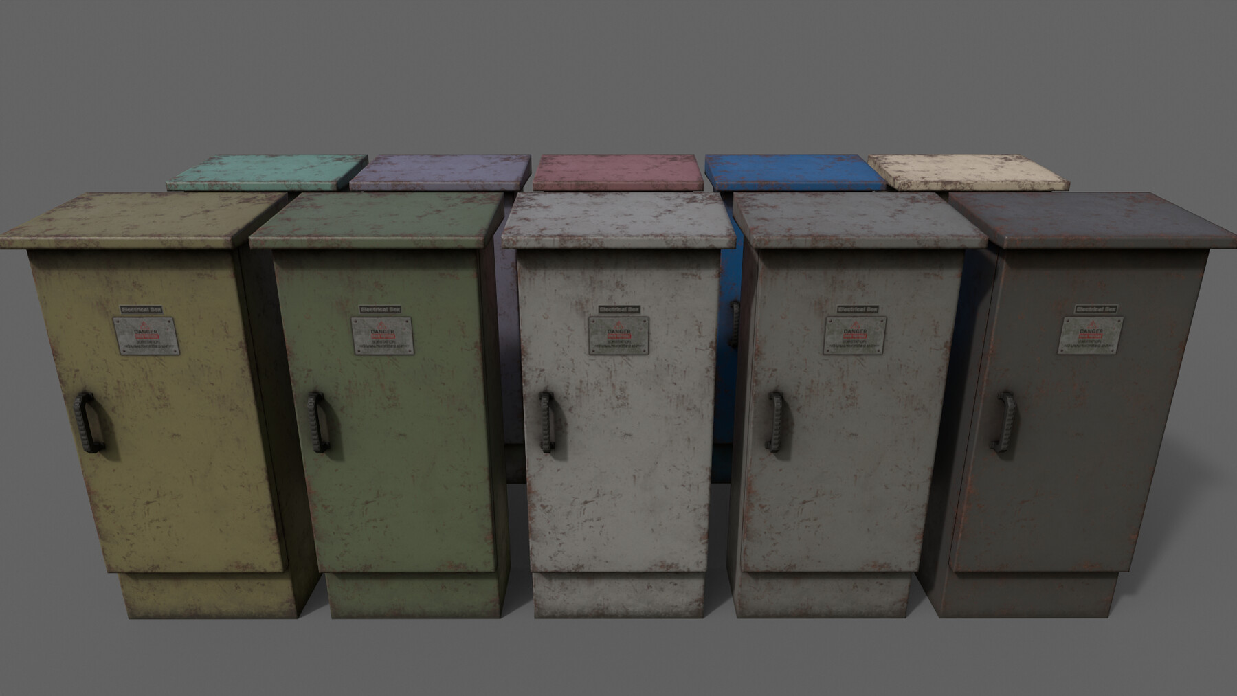 ArtStation - PBR Electric Box Ver.5 | Game Assets
