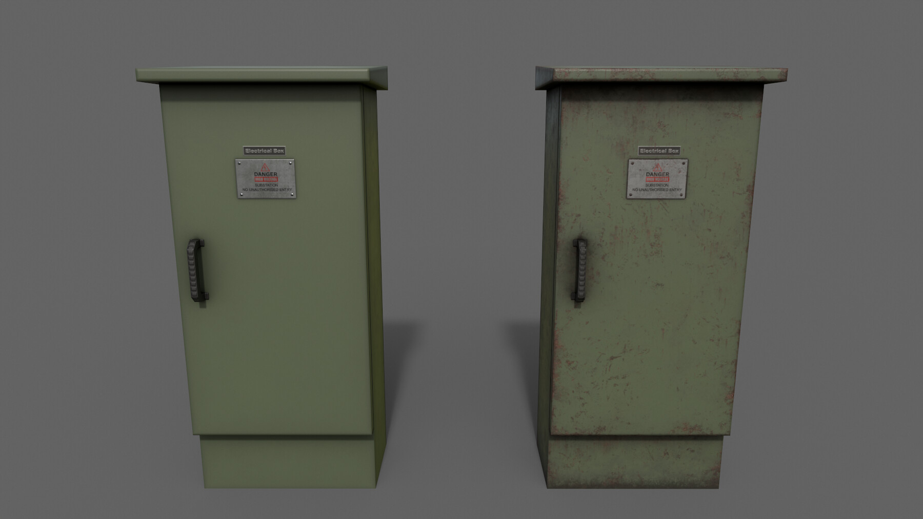 ArtStation - PBR Electric Box Ver.5 | Game Assets