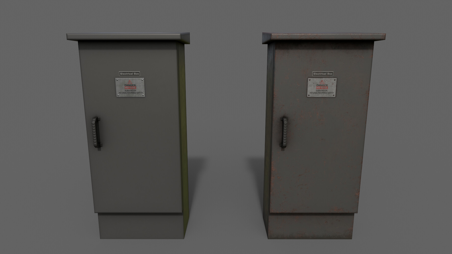 ArtStation - PBR Electric Box Ver.5 | Game Assets