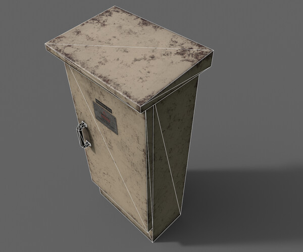ArtStation - PBR Electric Box Ver.5 | Game Assets
