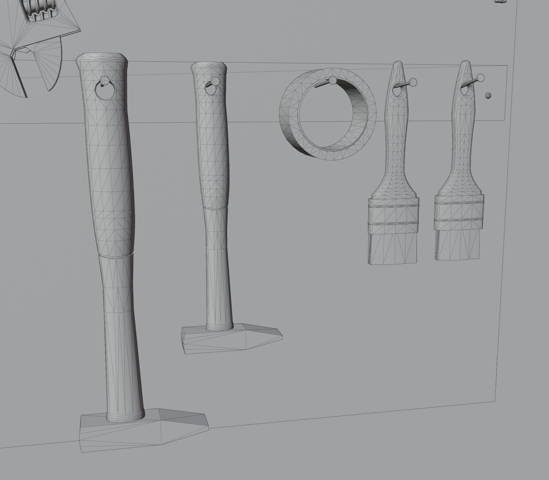 ArtStation - shelving with tools | Game Assets