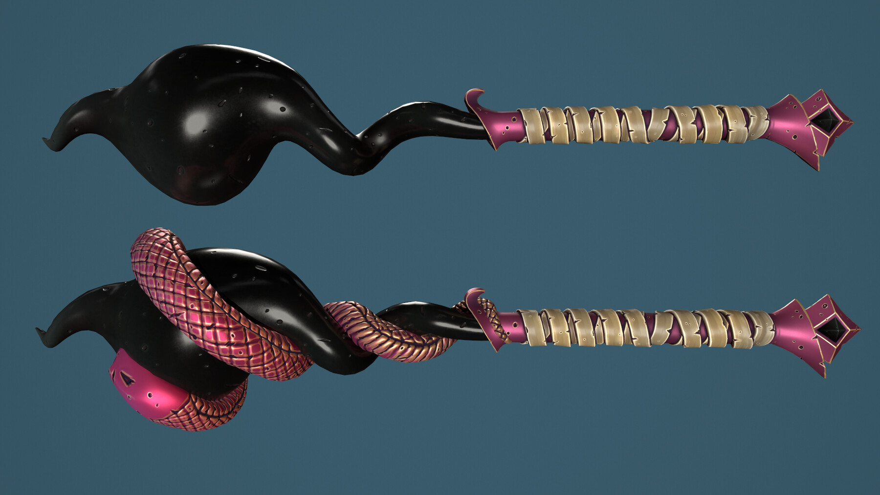 ArtStation - Fantasy snake weapons collection | Game Assets