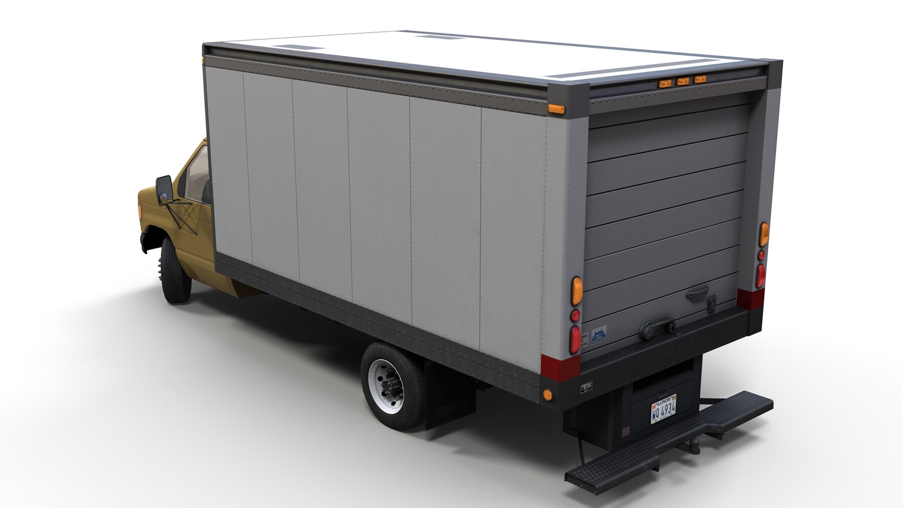 ArtStation - Industrial van box truck | Game Assets