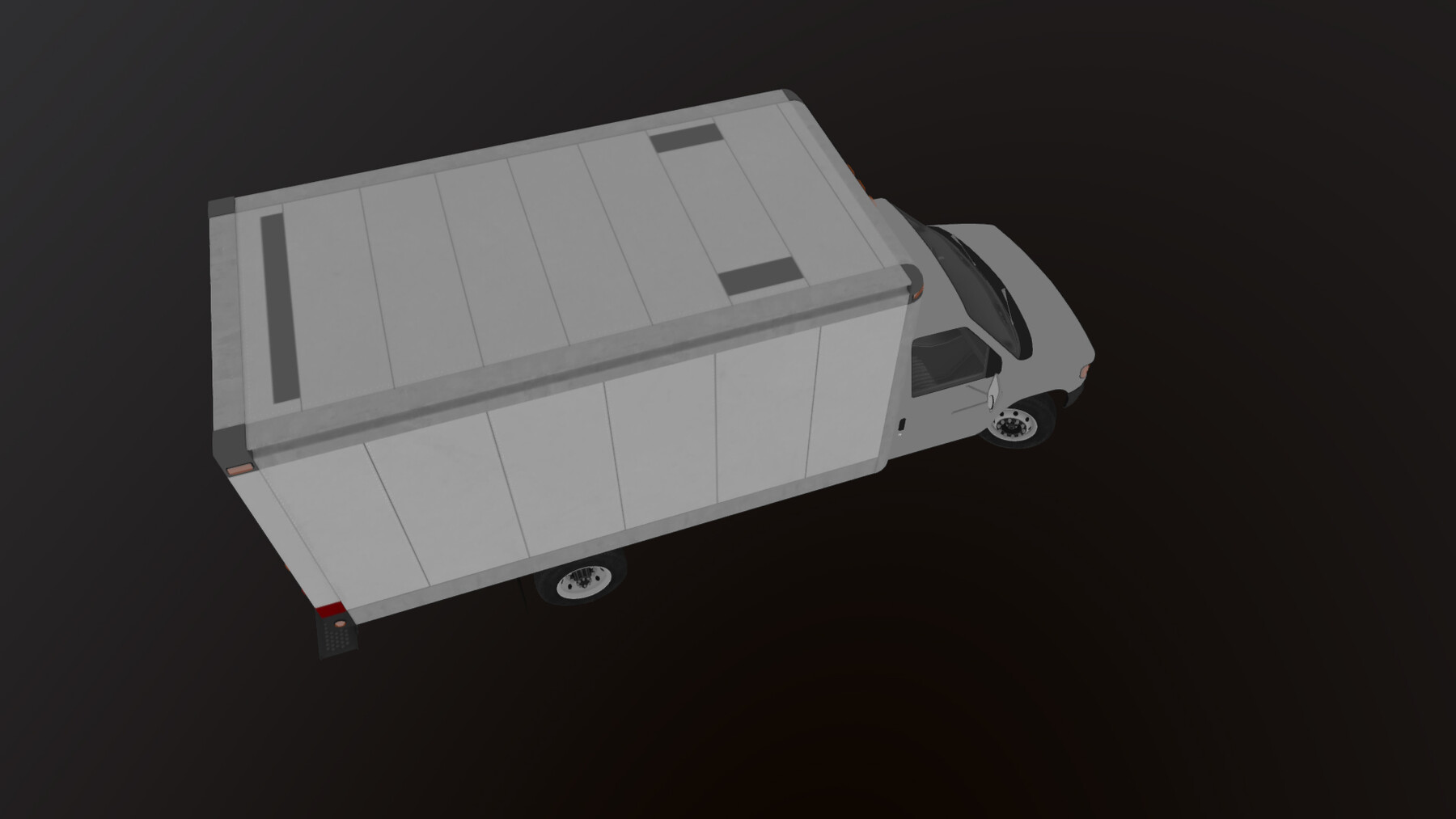 ArtStation - Industrial van box truck | Game Assets