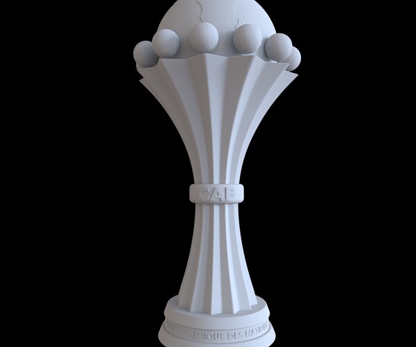 ArtStation - Africa Trophy 3D Model STL File Print, Africa Cup Caf ...