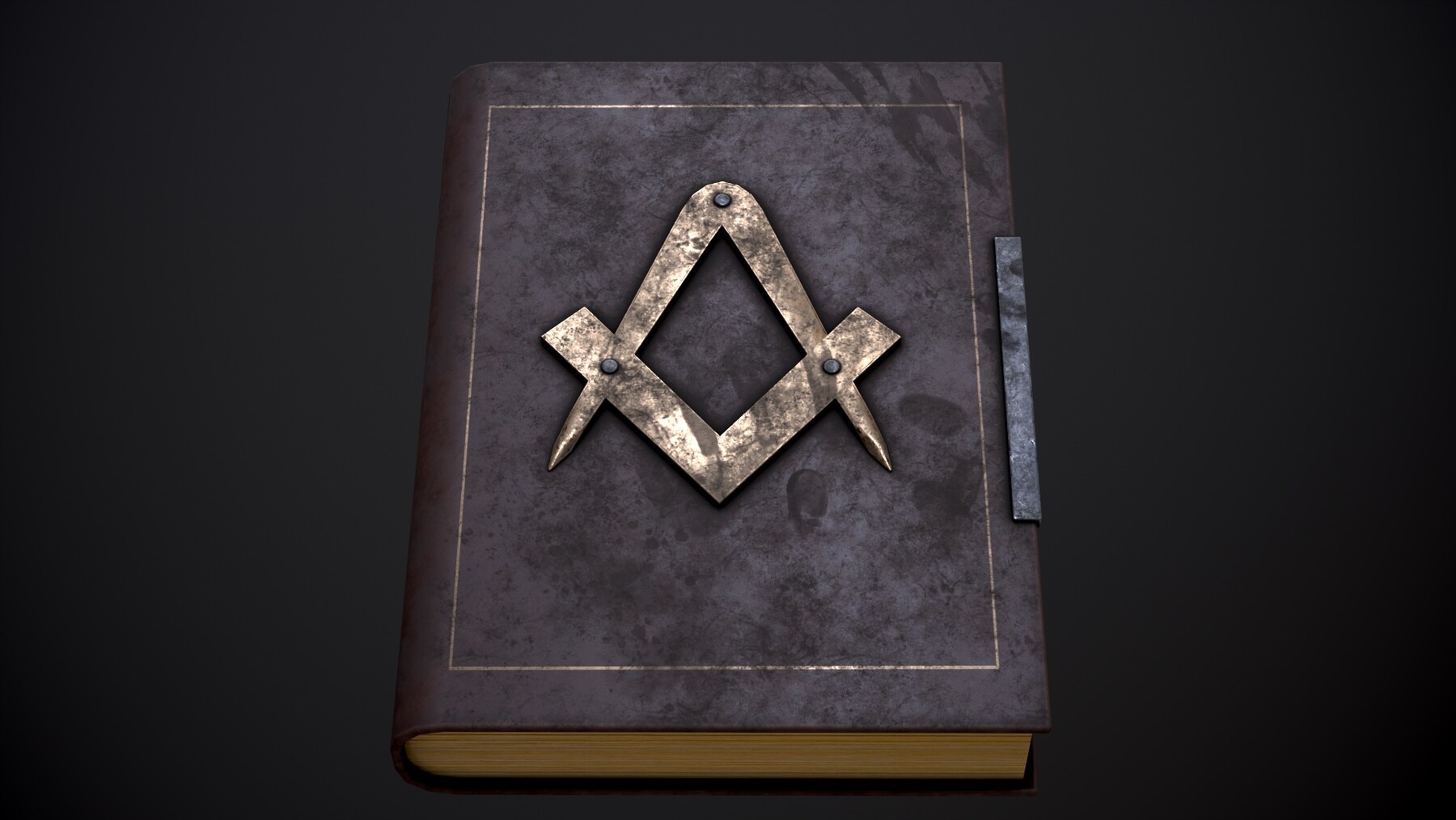 ArtStation - Book with the sign of the Freemason in four versions ...