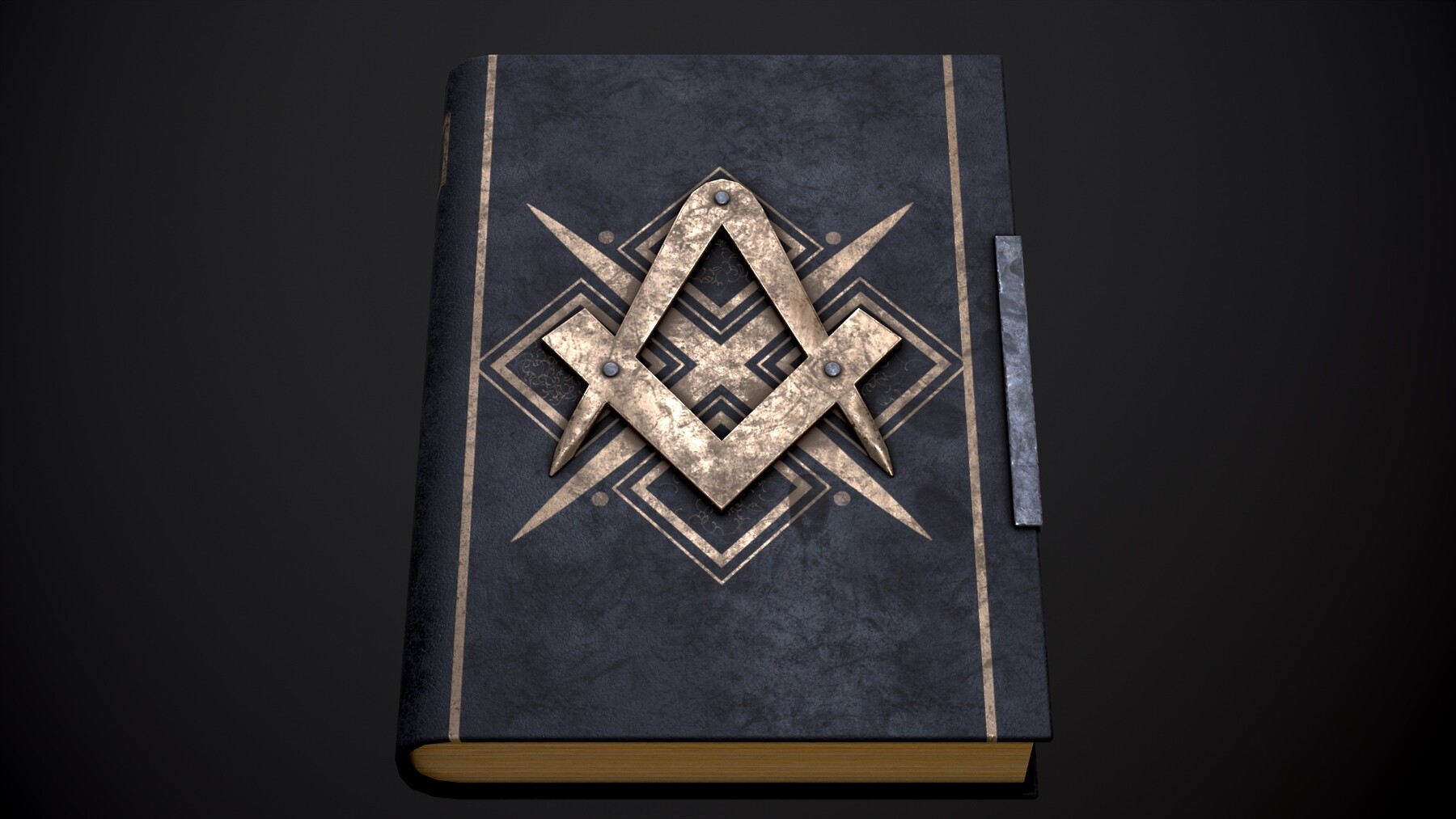 ArtStation - Book with the sign of the Freemason in four versions ...
