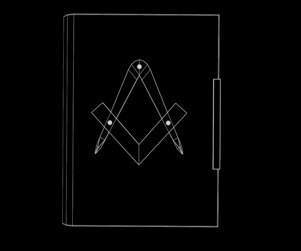 ArtStation - Book with the sign of the Freemason in four versions ...
