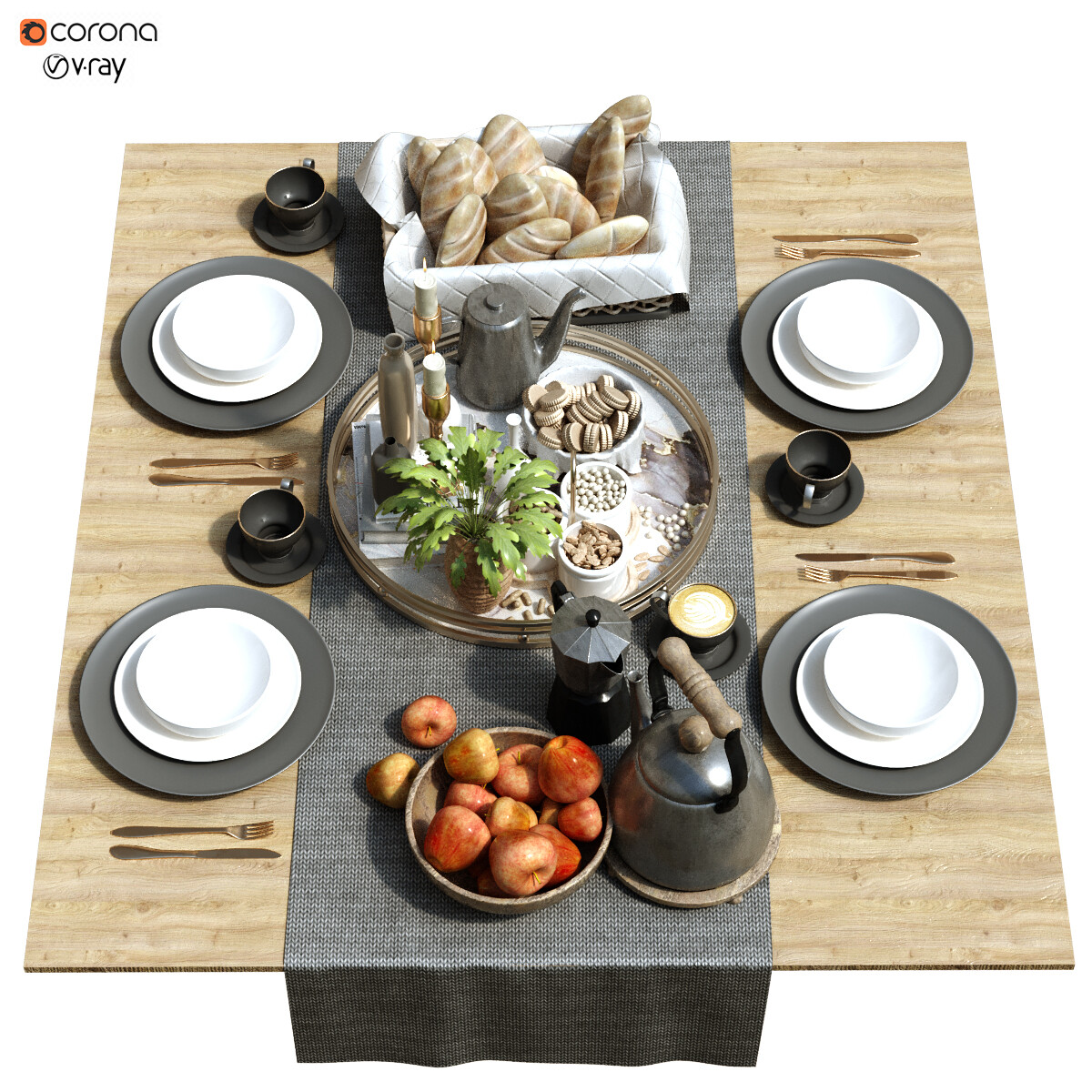 ArtStation - table setting collection vol.02 | Resources