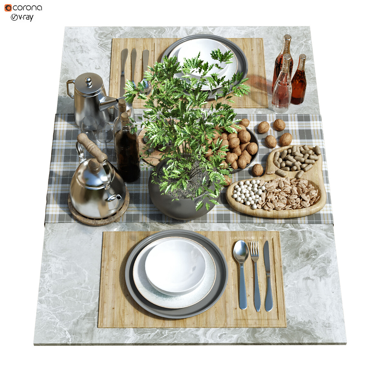 ArtStation - table setting collection vol.02 | Resources