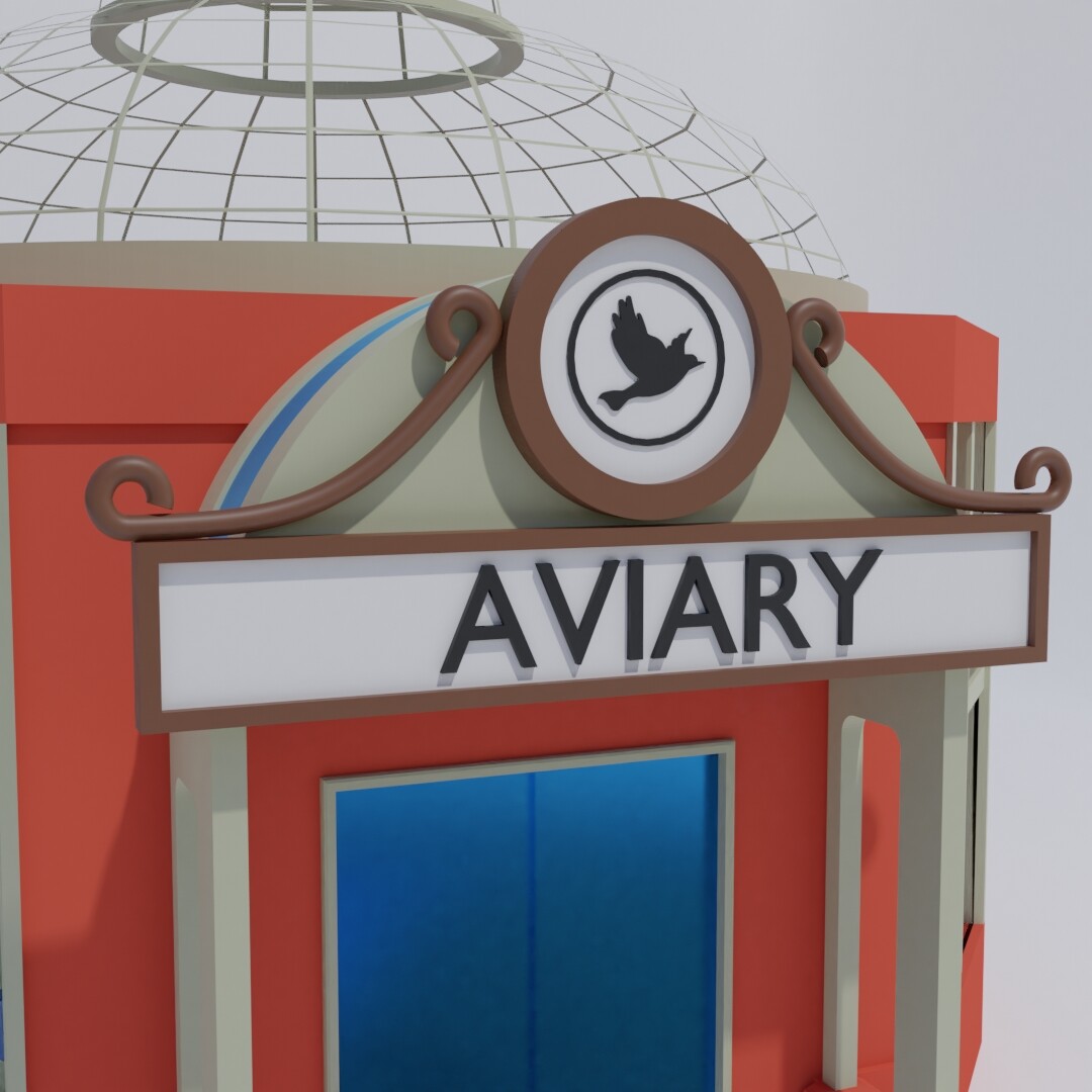 ArtStation - Aviary Bird House | Game Assets