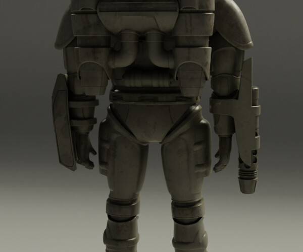 ArtStation - Clone Blaze Trooper Armor - Star Wars | Game Assets