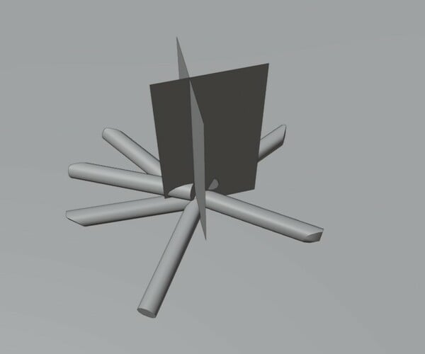 ArtStation - Bonfire - Fire Pit - Fogueira Low-poly 3D model | Game Assets