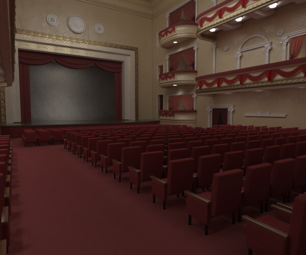 ArtStation - theater realistic | Artworks