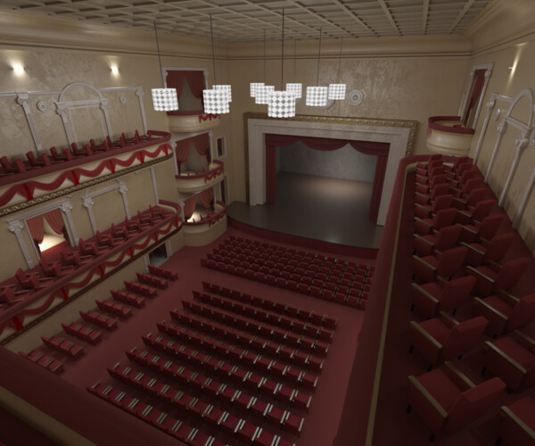 ArtStation - theater realistic | Artworks