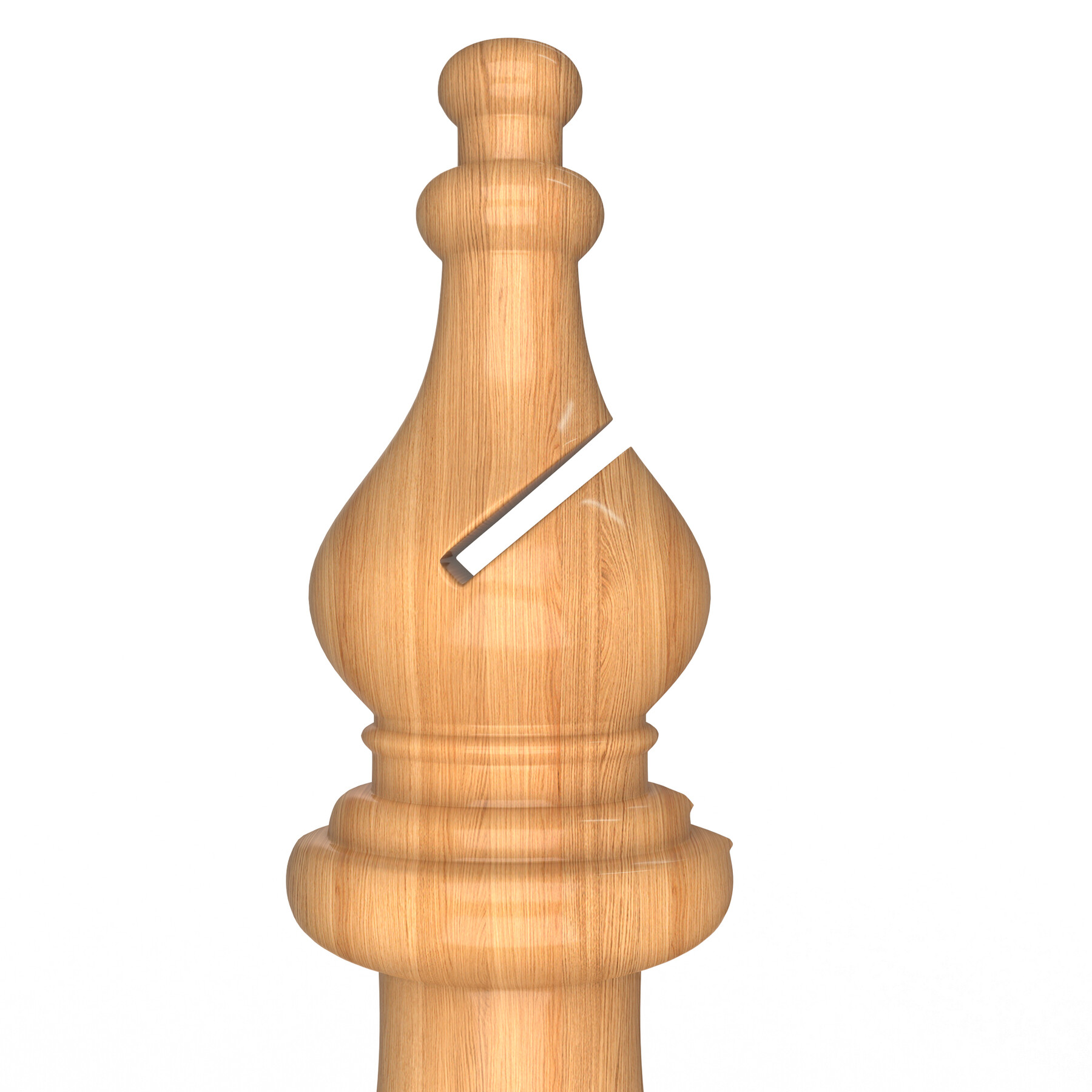 ArtStation - 3D Wooden Chess Bishop | Resources