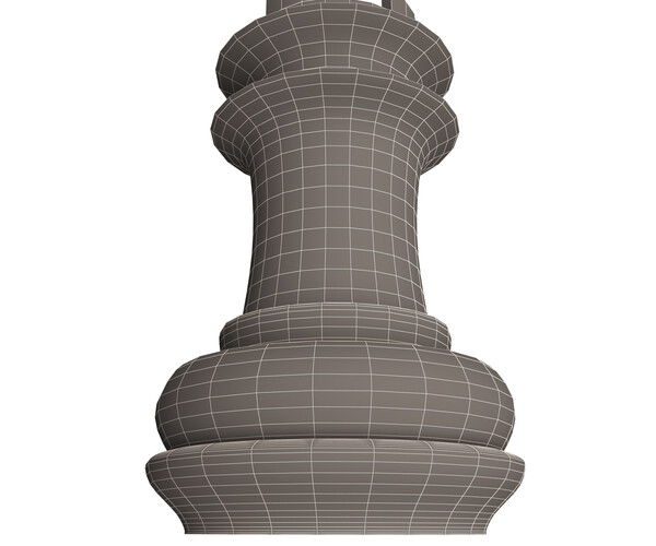 ArtStation - 3D Wooden Chess Rook | Resources