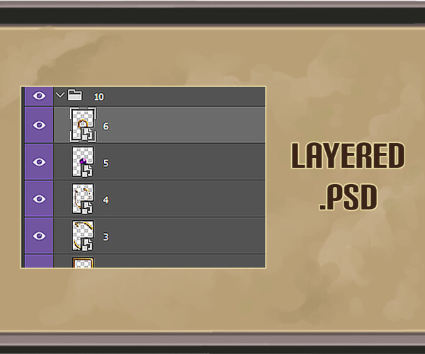 ArtStation - Gem Card Template | Game Assets