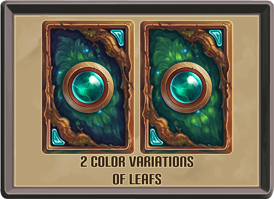ArtStation - Nature Card Template | Game Assets