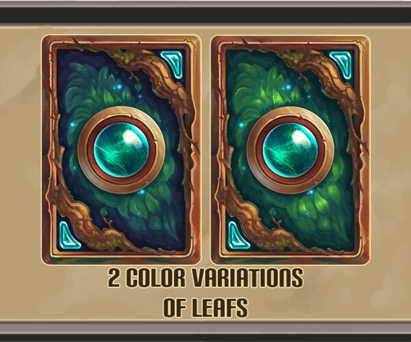 ArtStation - Nature Card Template | Game Assets