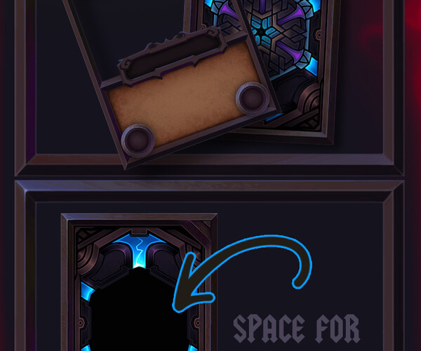 ArtStation - Copper Card Template | Game Assets