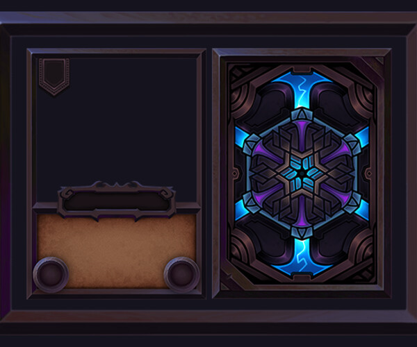 ArtStation - Copper Card Template | Game Assets