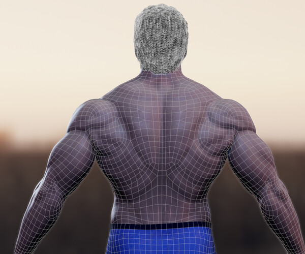 ArtStation - Bodybuilder 01 | Game Assets