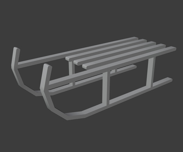 ArtStation - Sled | Game Assets