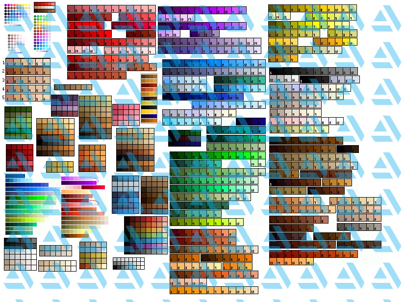 ArtStation - My pelette for Clip Studio Paint and Ex | Artworks