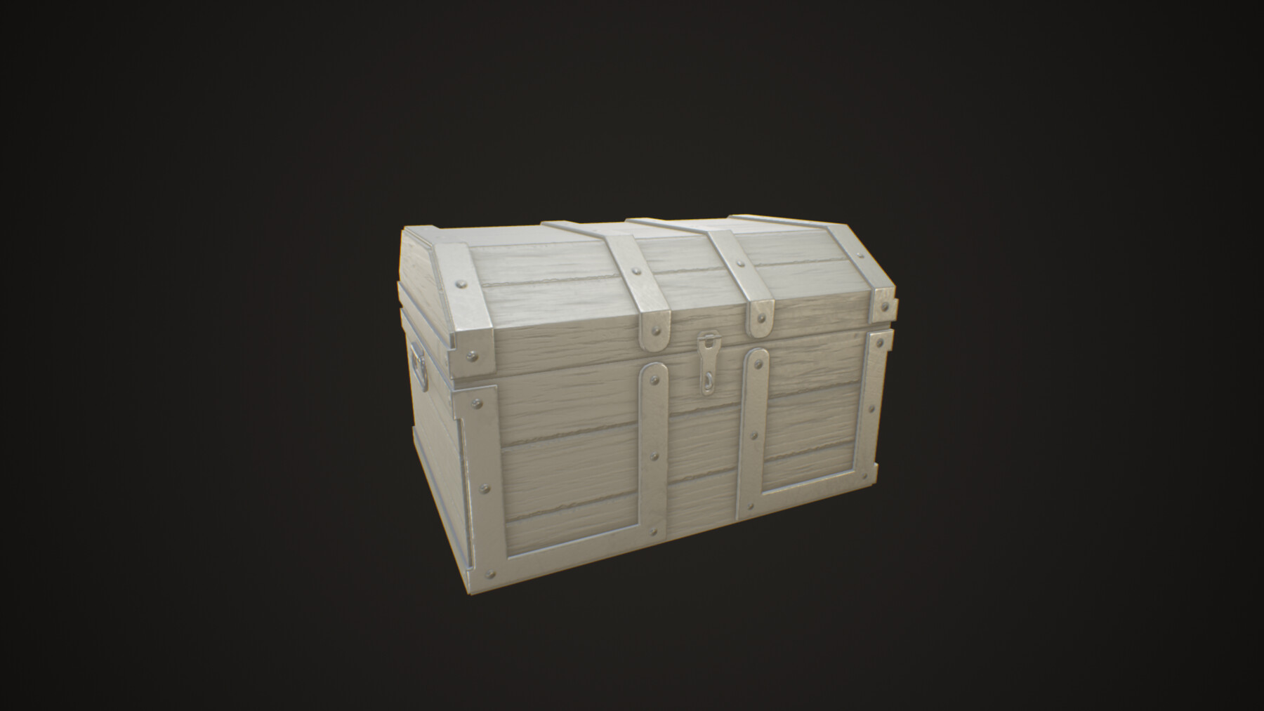 ArtStation - Medieval Treasure Chest - Wooden Chest II | Game Assets